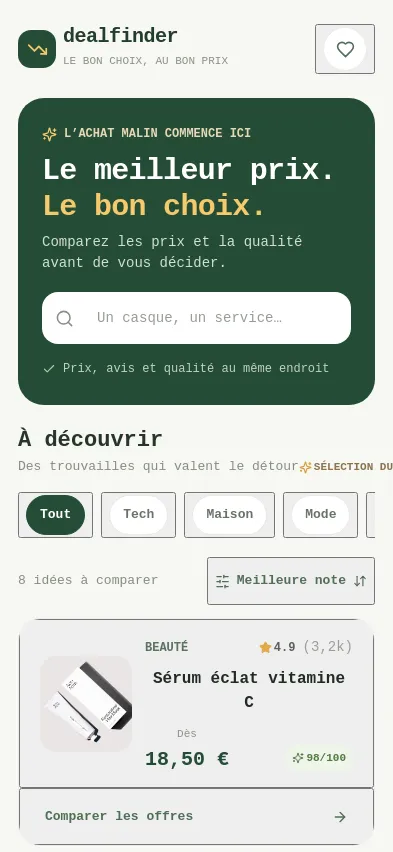 DealFinder Mobile