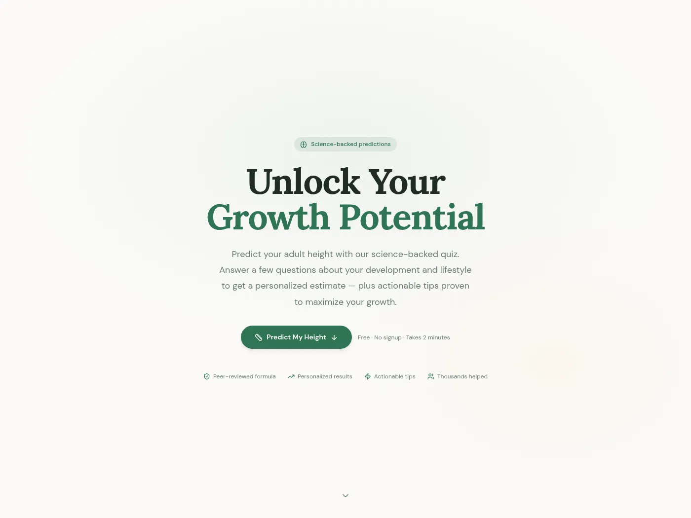 Height Predictor Pro