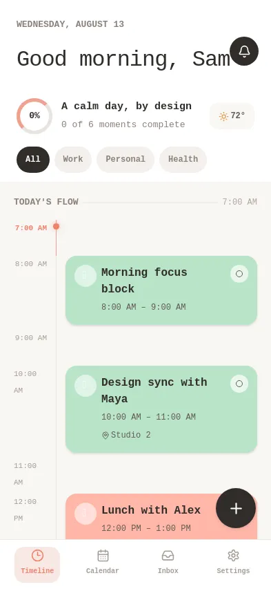 Timely Visual Planner