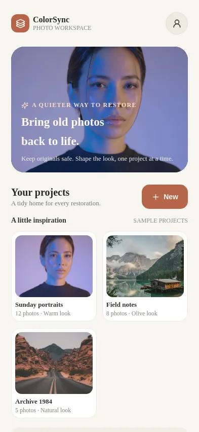 ColorSync Photo App