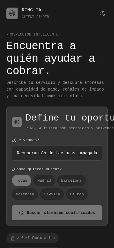 RINC_IA Client Finder