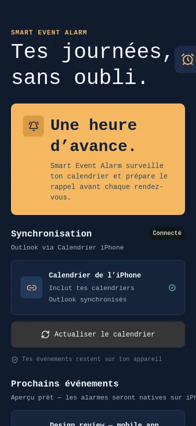 Smart Event Alarm
