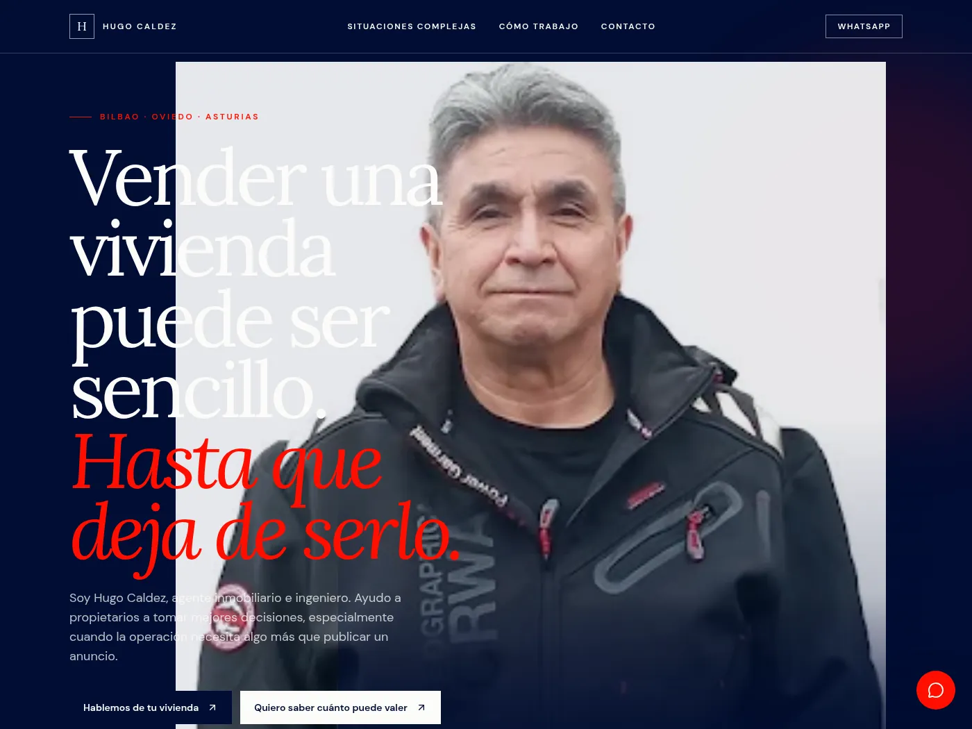 Hugo Caldez Premium Landing