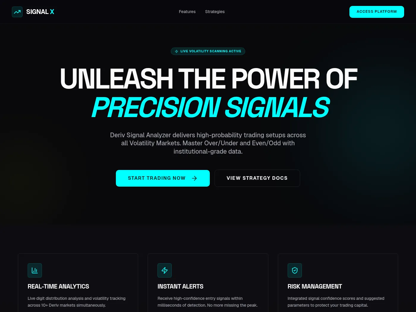Deriv Signal Analyzer