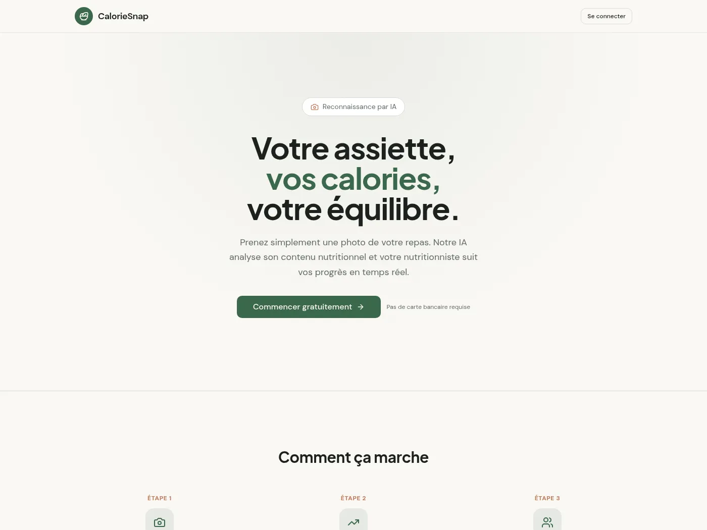 CalorieSnap Coach
