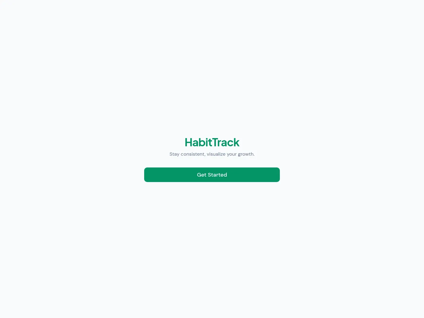 HabitTrack Dashboard