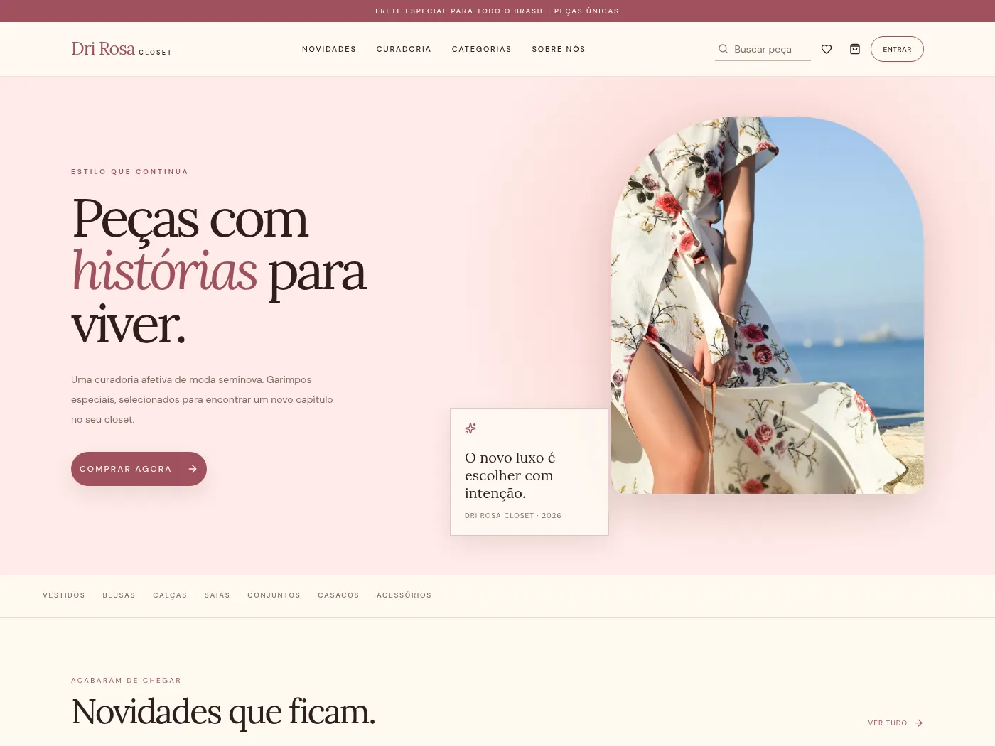 Dri Rosa Closet ERP