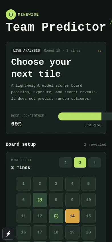 Mines Game Predictor