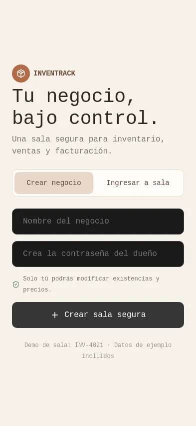 InvenTrack Móvil
