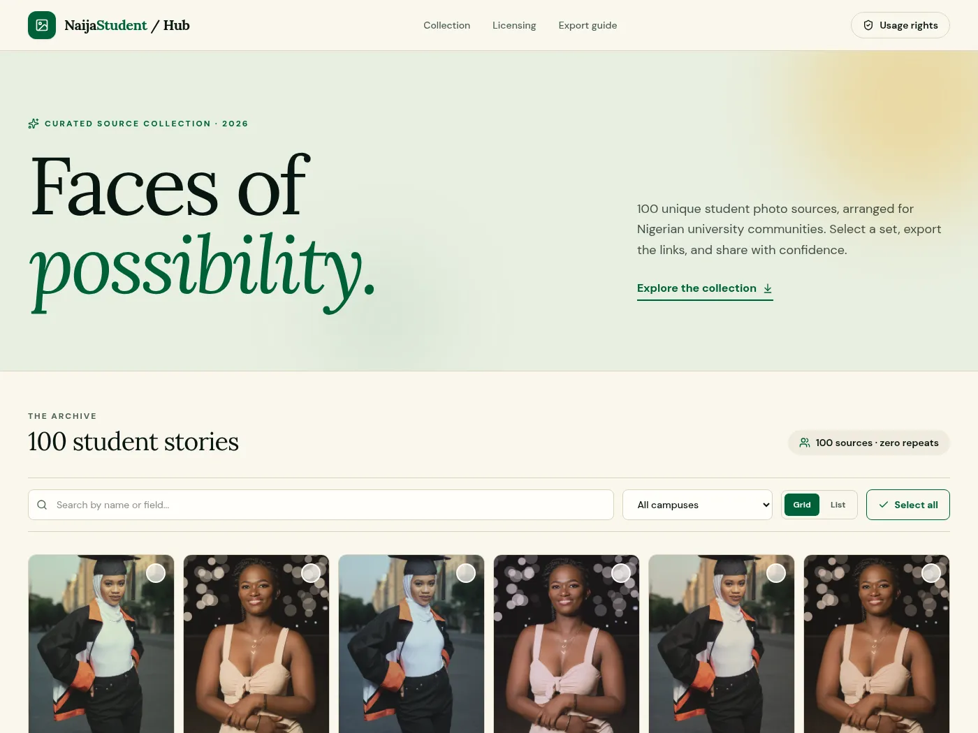 Nigerian Student Photo Hub