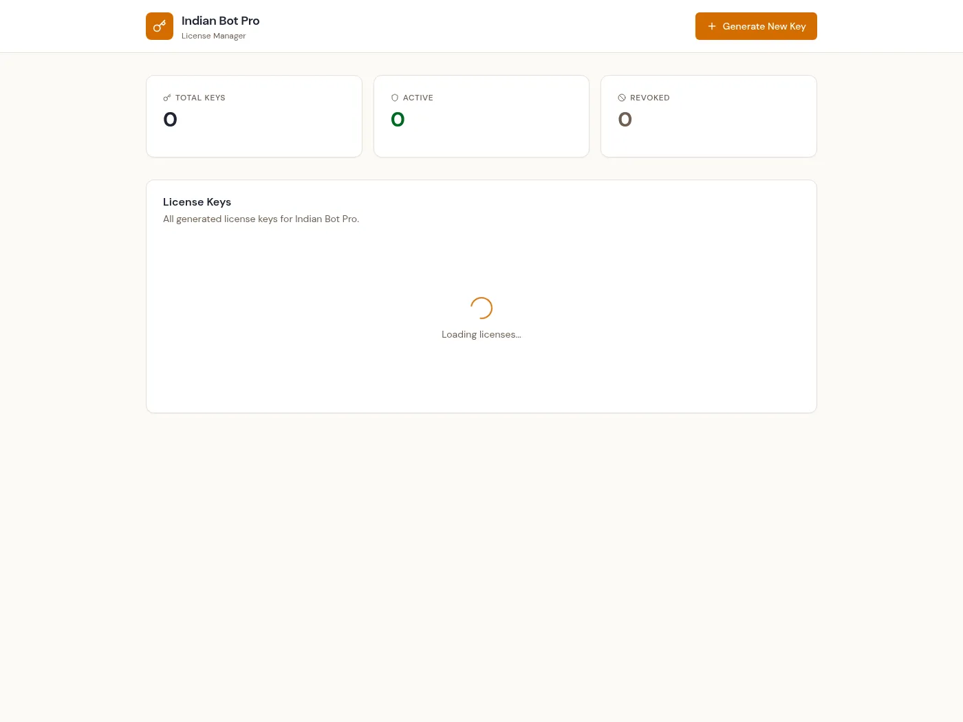 Indian Bot Pro License