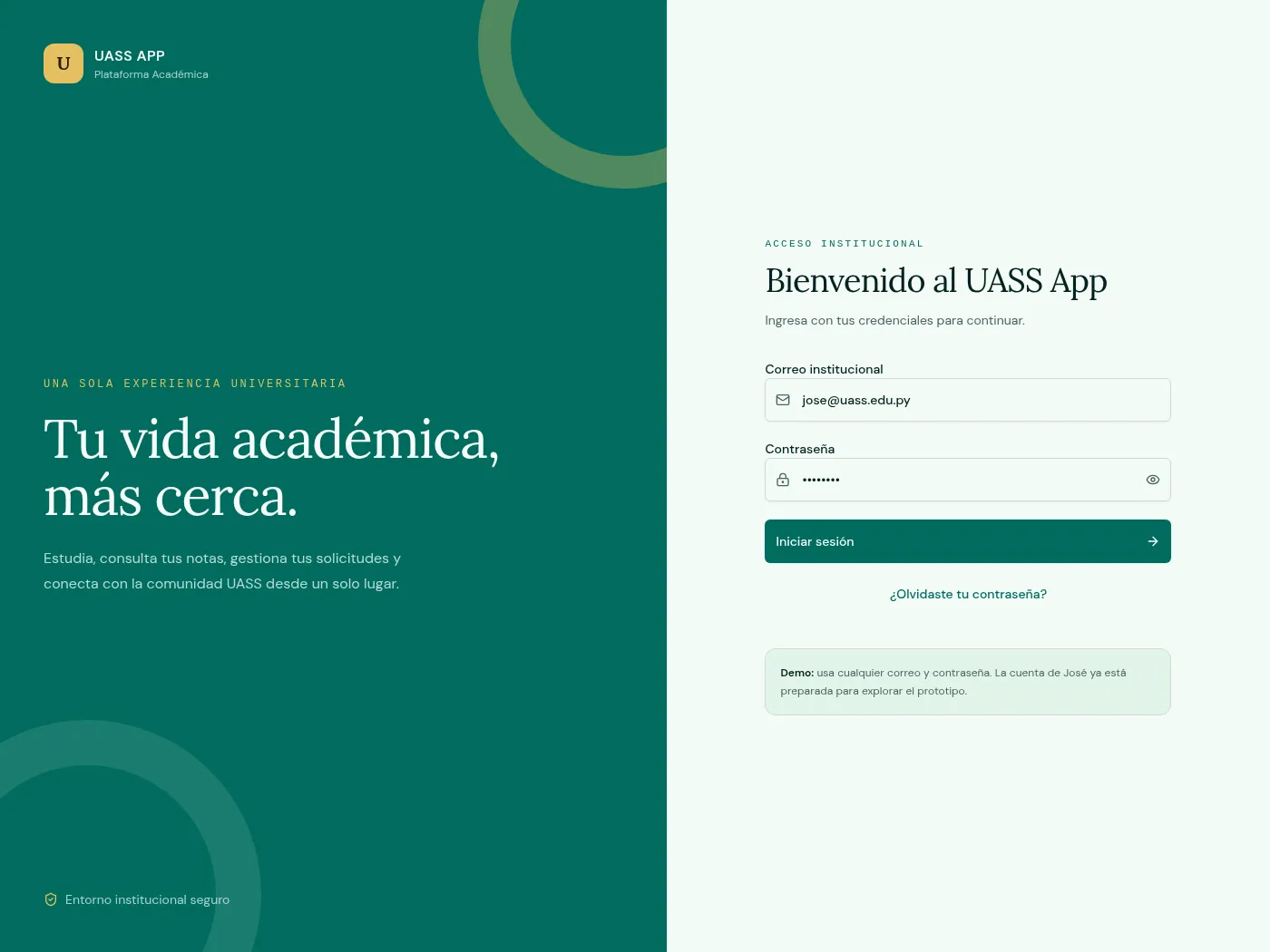 UASS APP - Plataforma Acadêmica