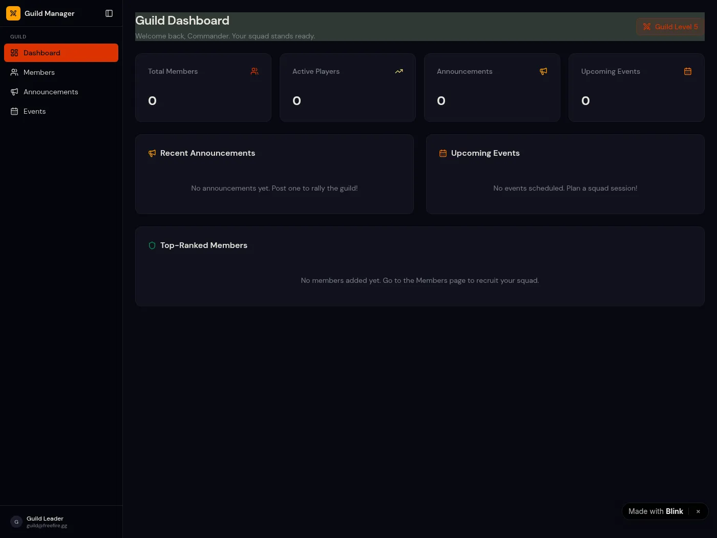 Free Fire Guild Automation