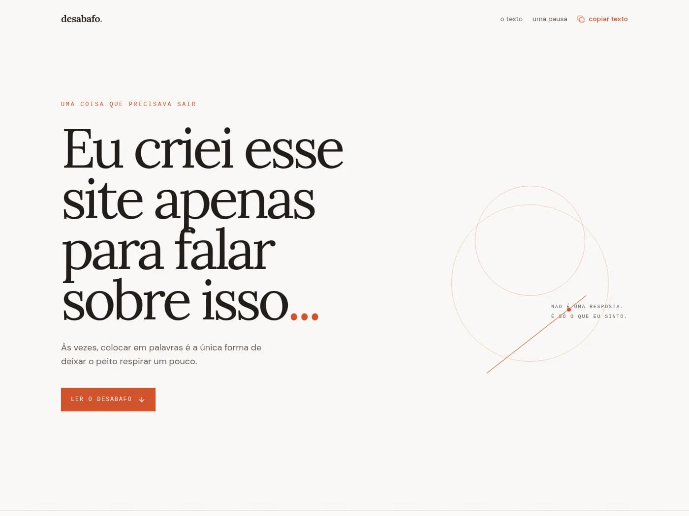 Desabafo Online