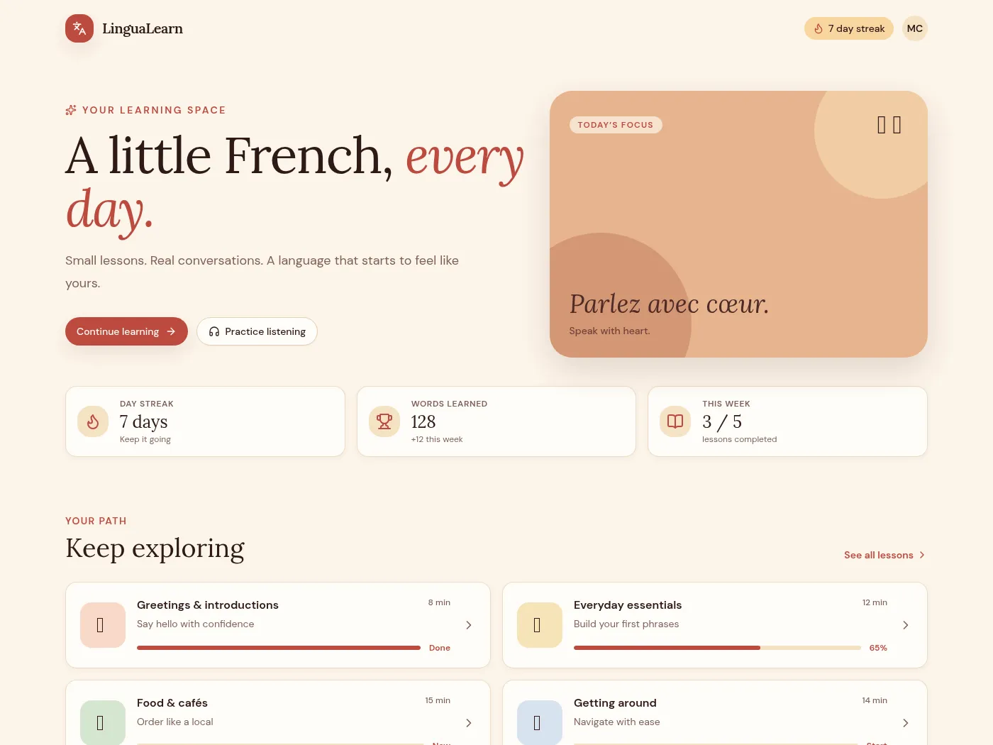 LinguaLearn App