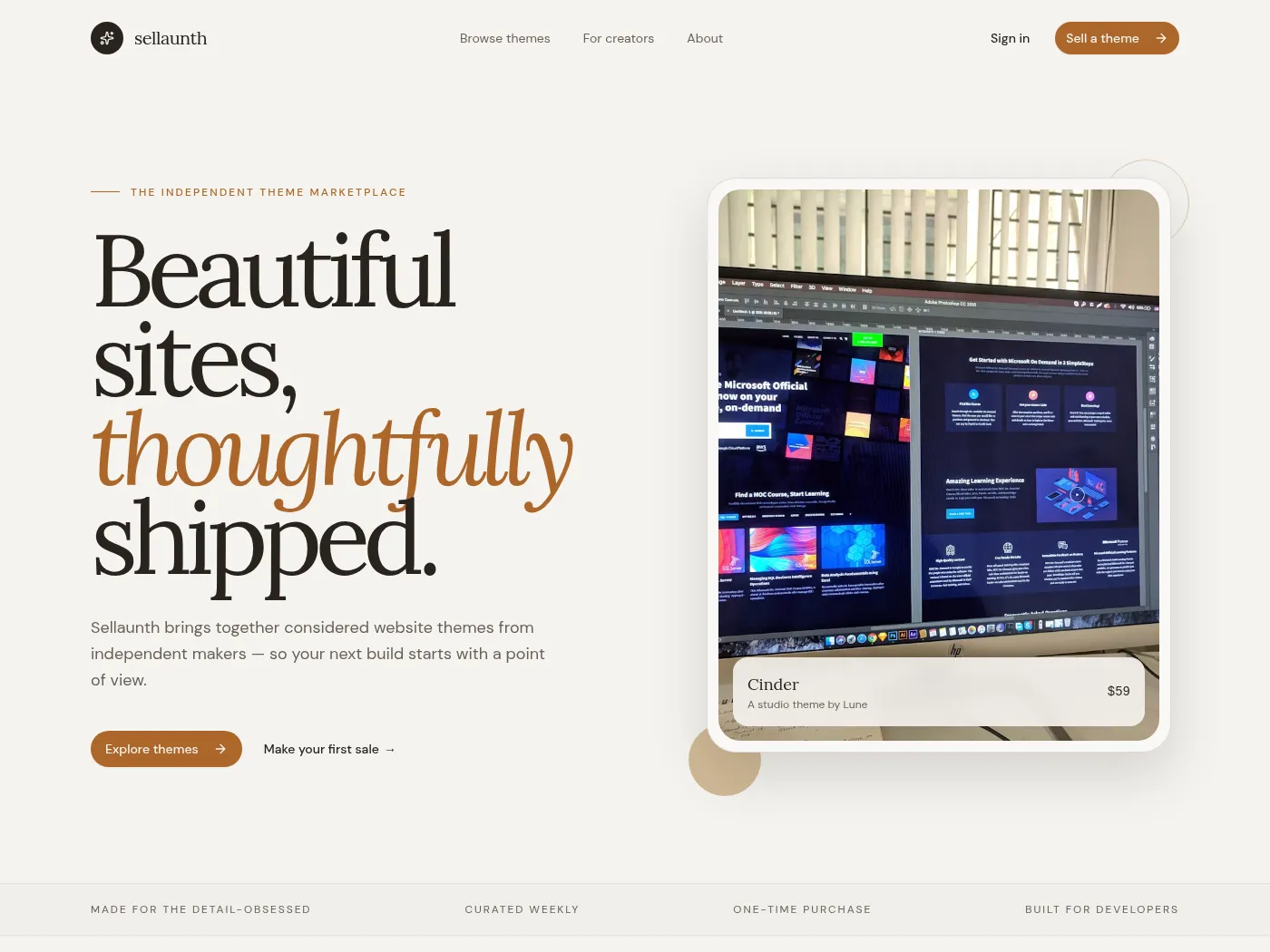Sellaunth Theme Marketplace