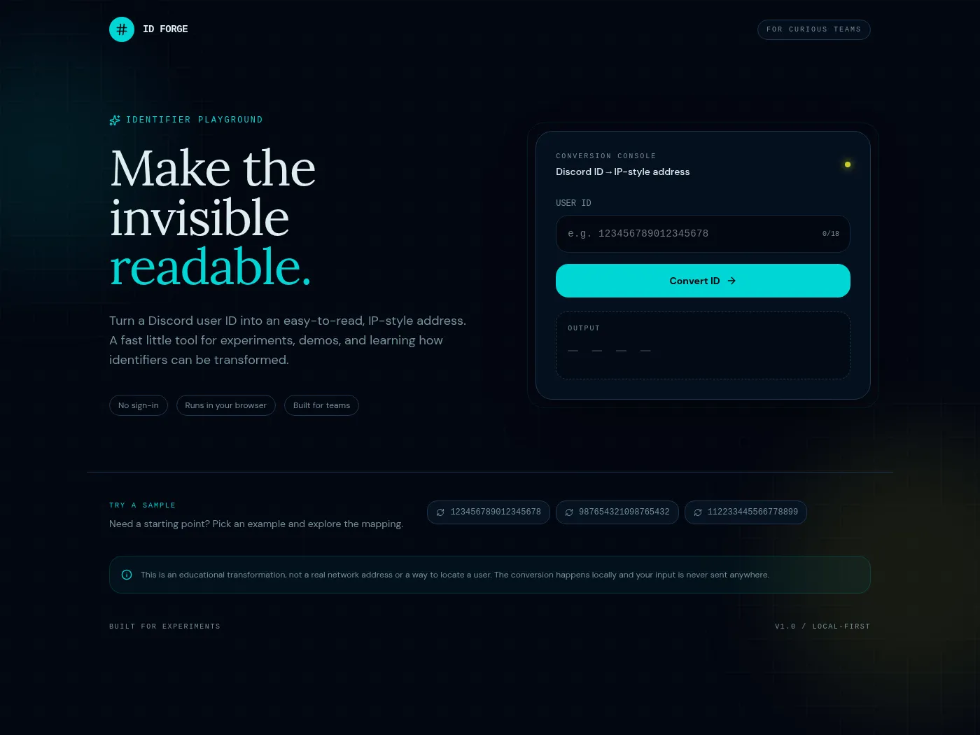 Discord ID Converter