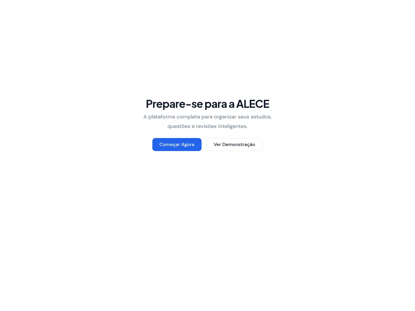 ALECE Aprovação Pro