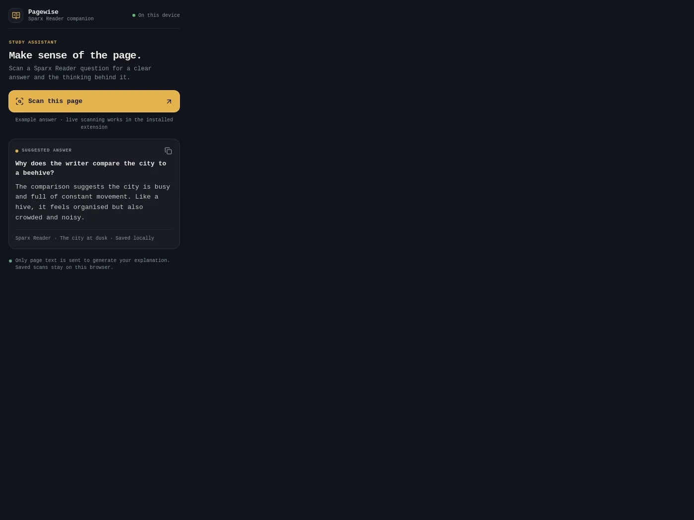 Sparx AI Study Helper