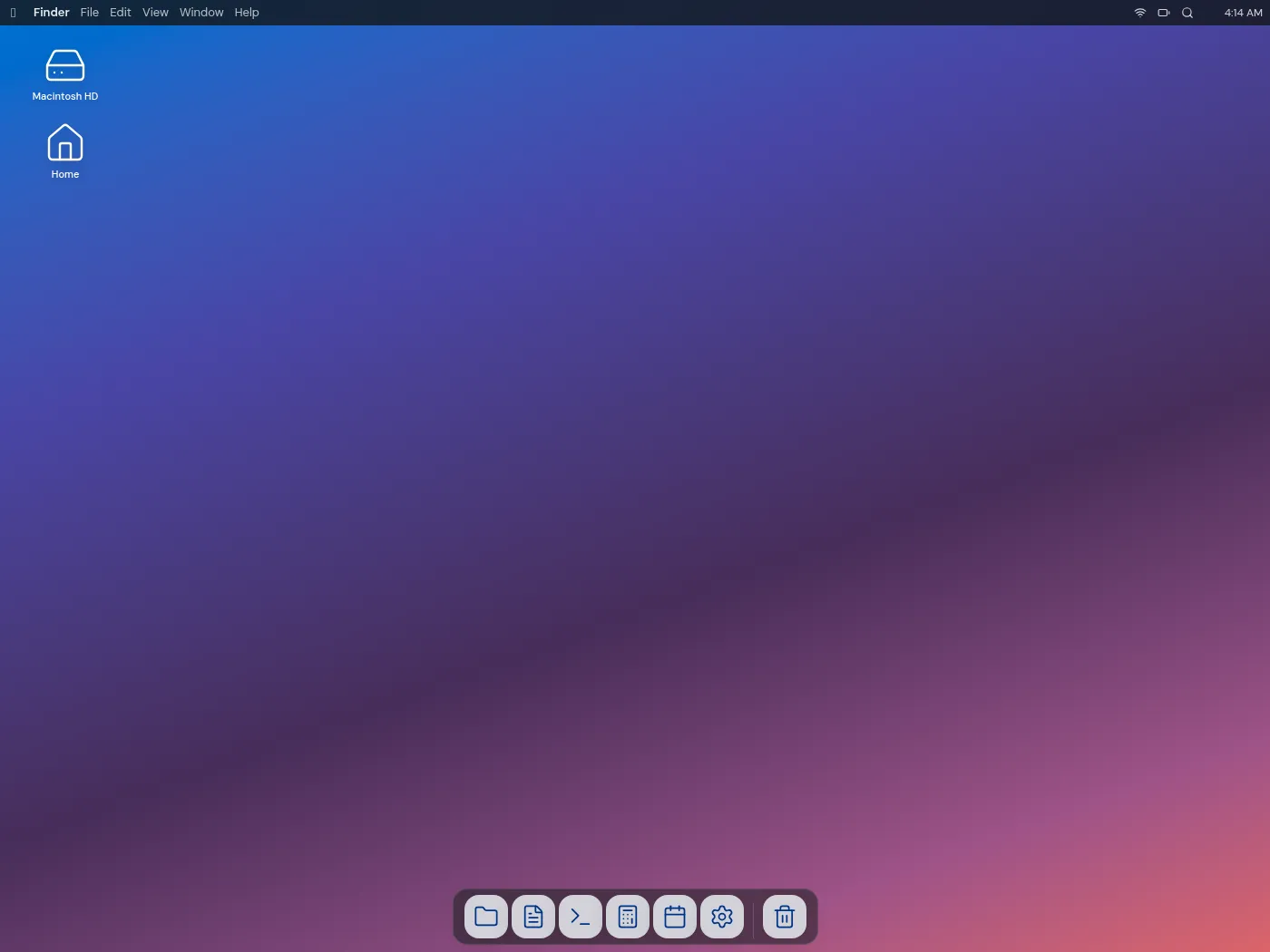 Web Mac OS Simulator