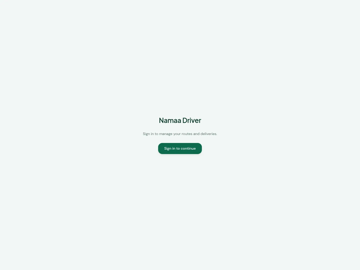 Namaa Driver App