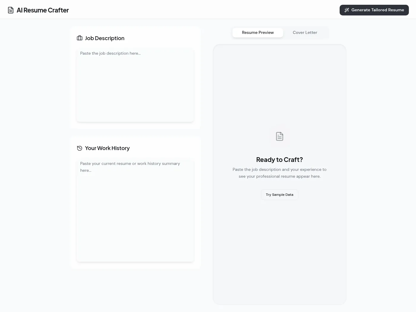 AI Resume Crafter