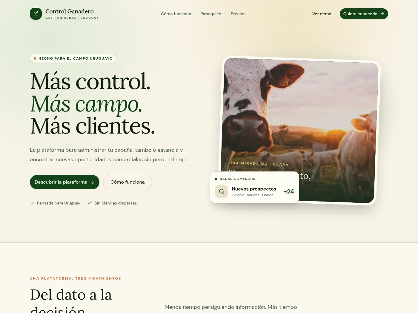 Control Ganadero Platform