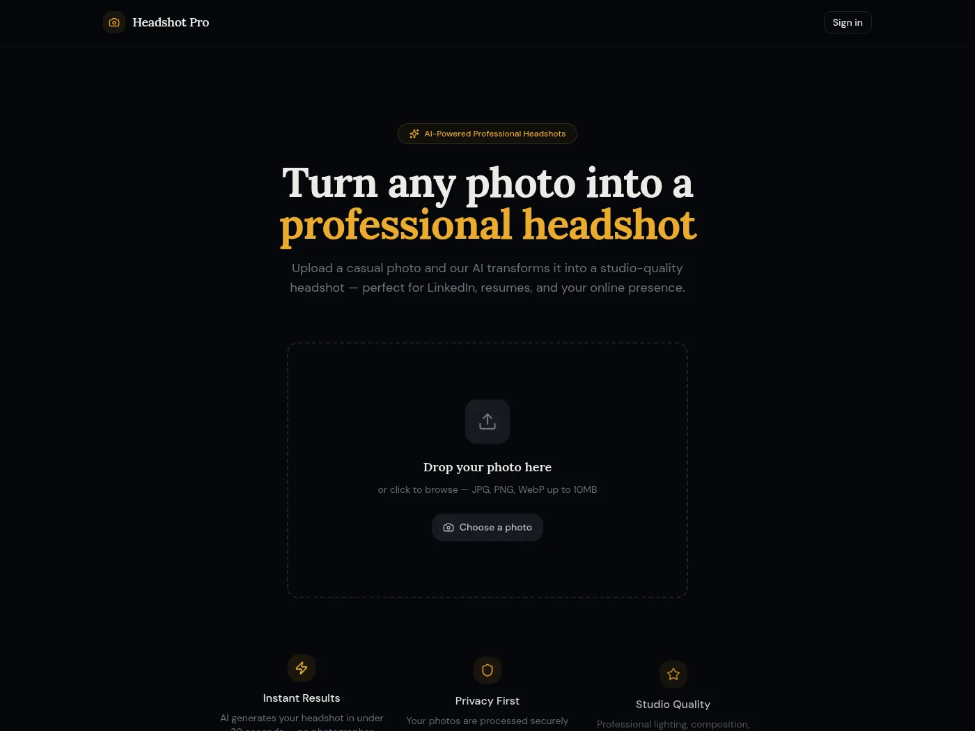 Headshot Pro Studio