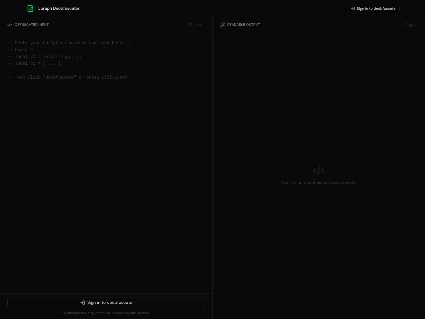 Luraph Deobfuscator