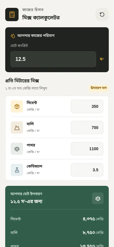 MixCalc Mobile