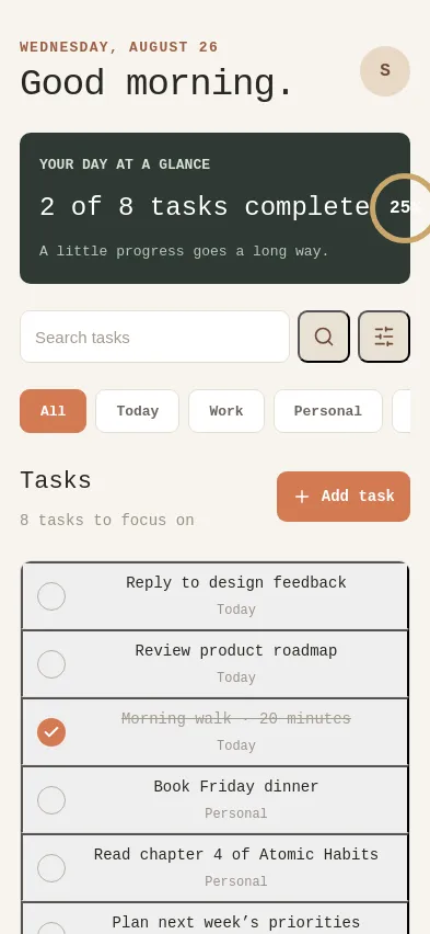 SimpleTask Mobile