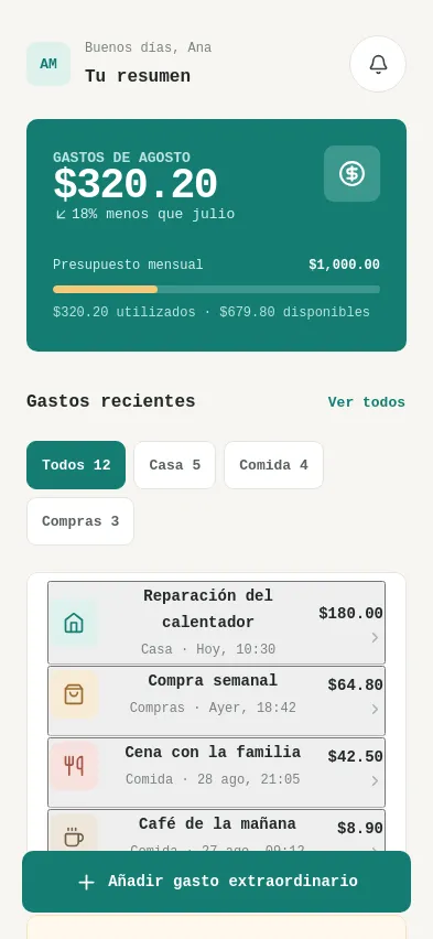 GastosXtra Móvil