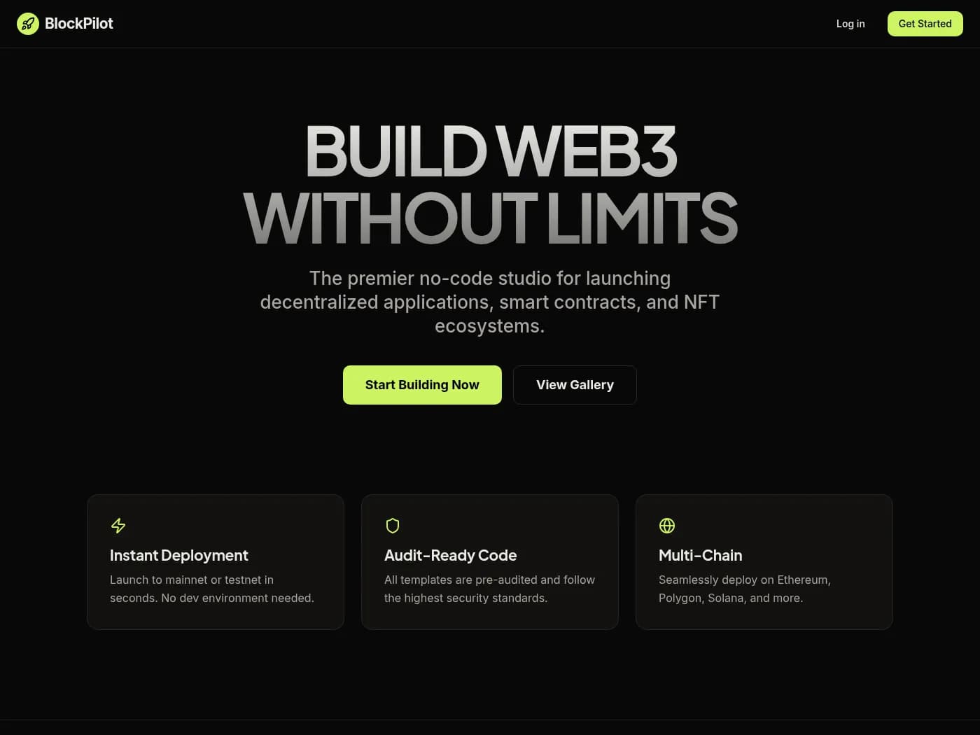 BlockPilot Web3 Studio