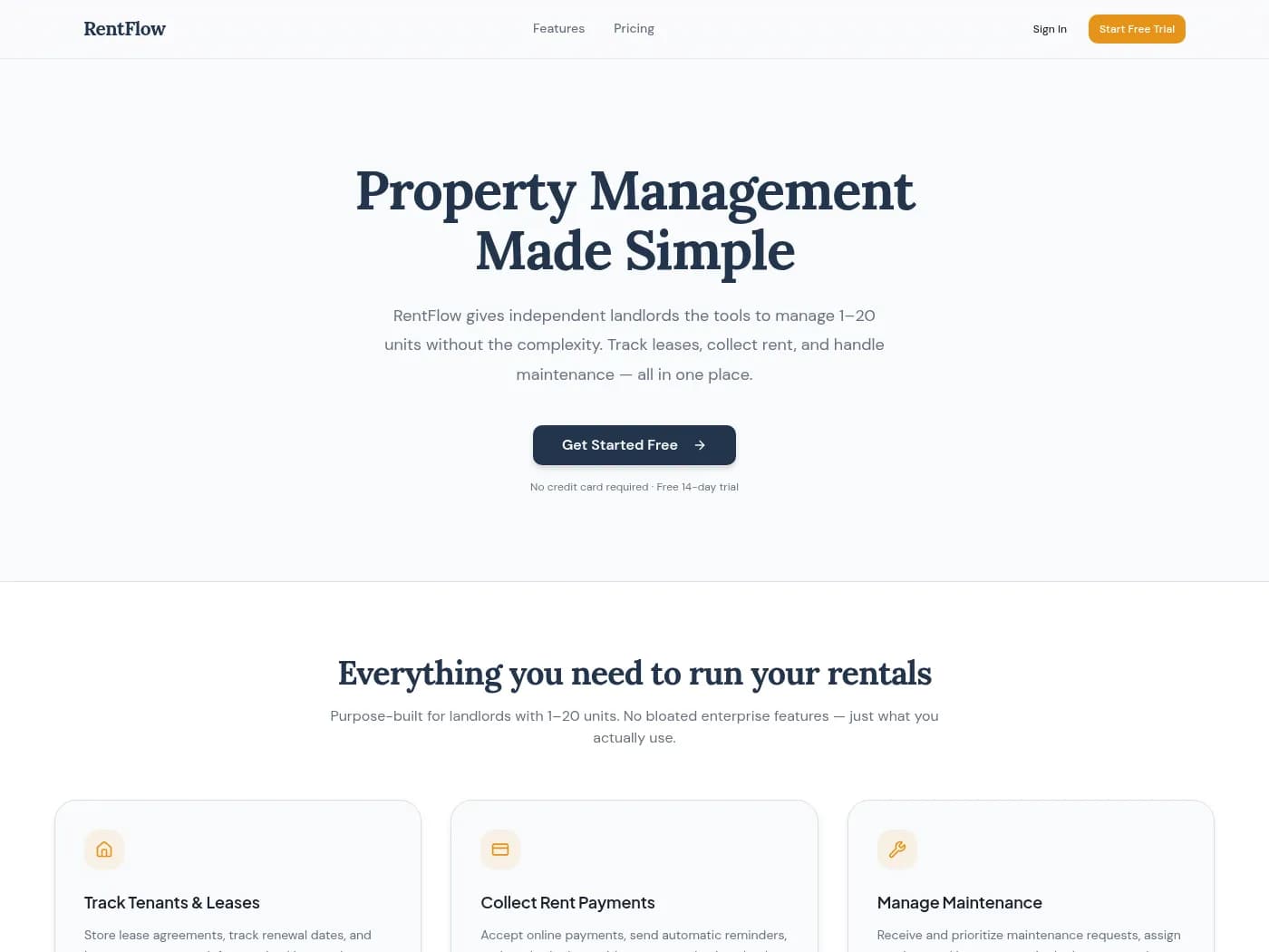 RentFlow Manager