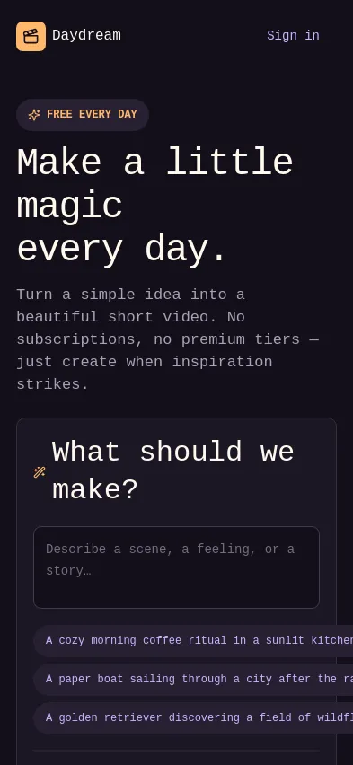 Daily AI Video Maker