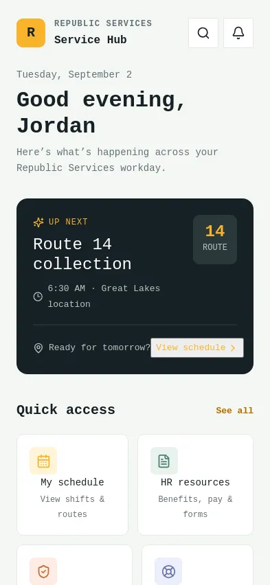 Republic Service Hub