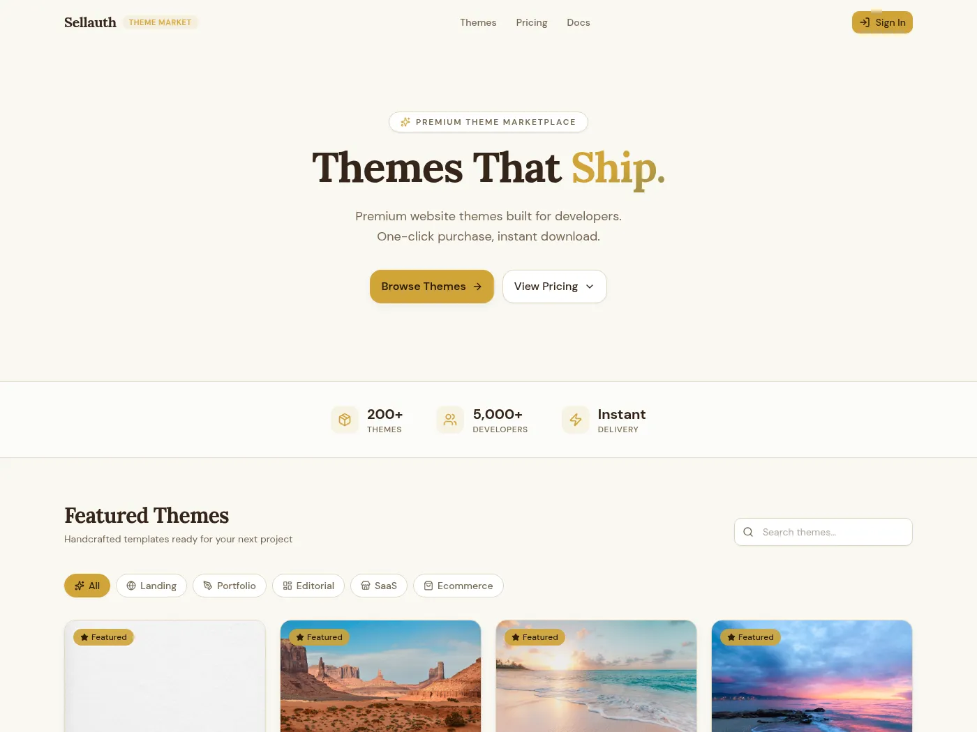 Sellauth Theme Market