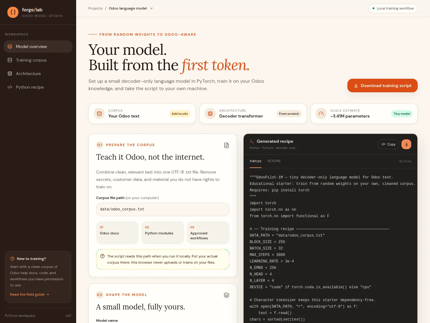Odoo LLM Builder