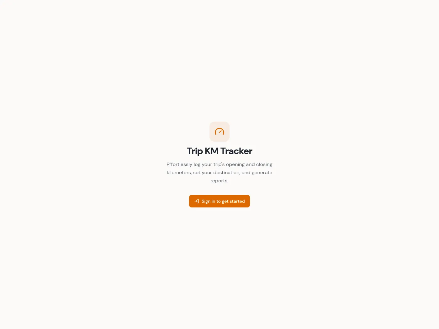 Trip KM Tracker