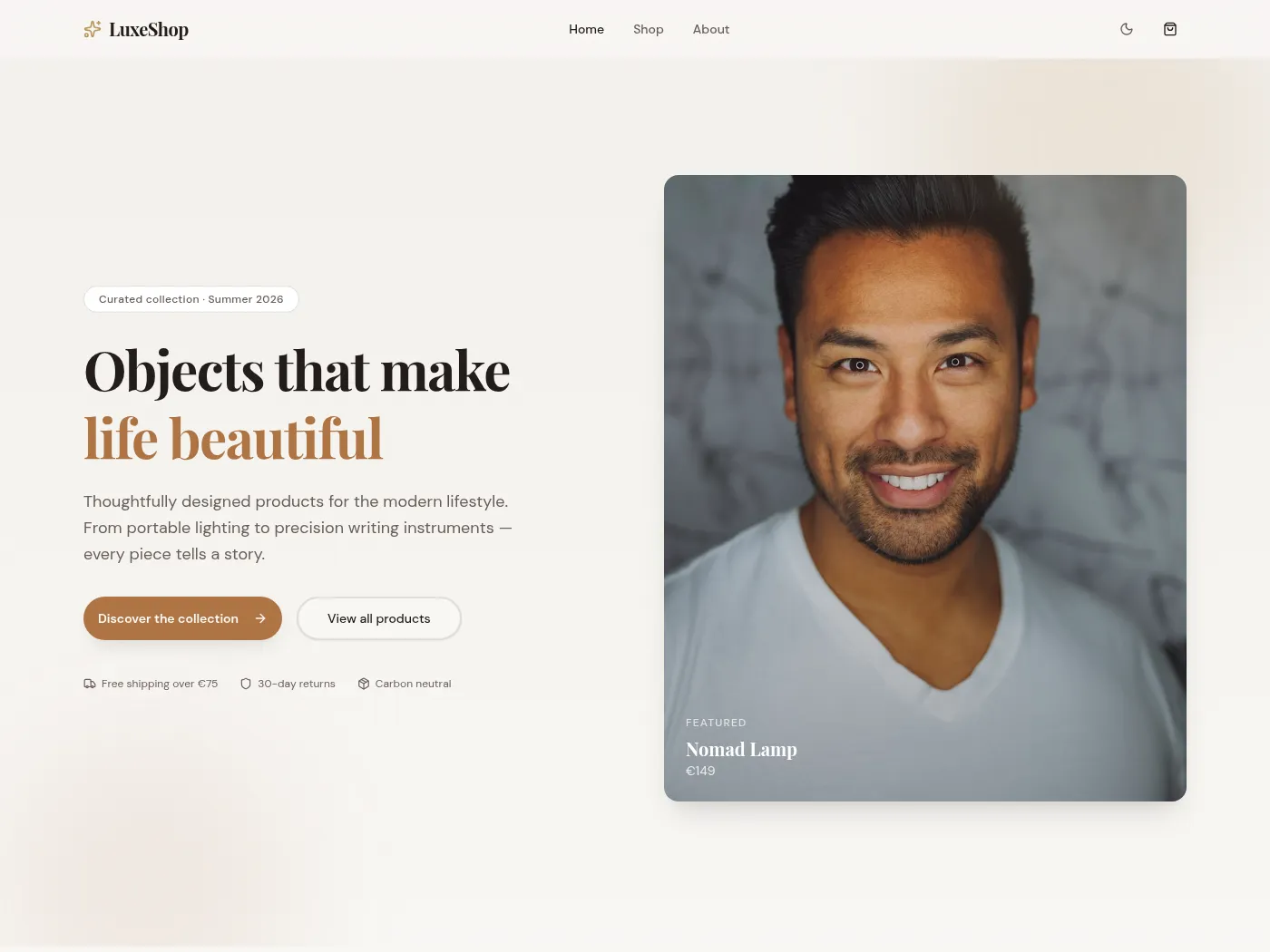 LuxeShop E-commerce Platform