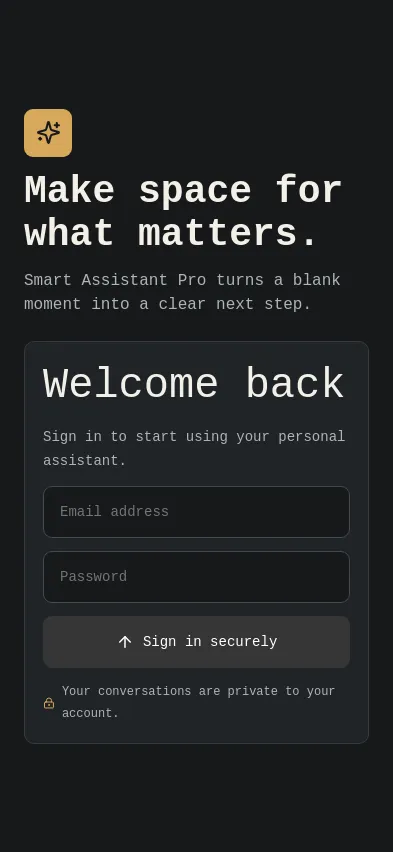 Smart Assistant Pro