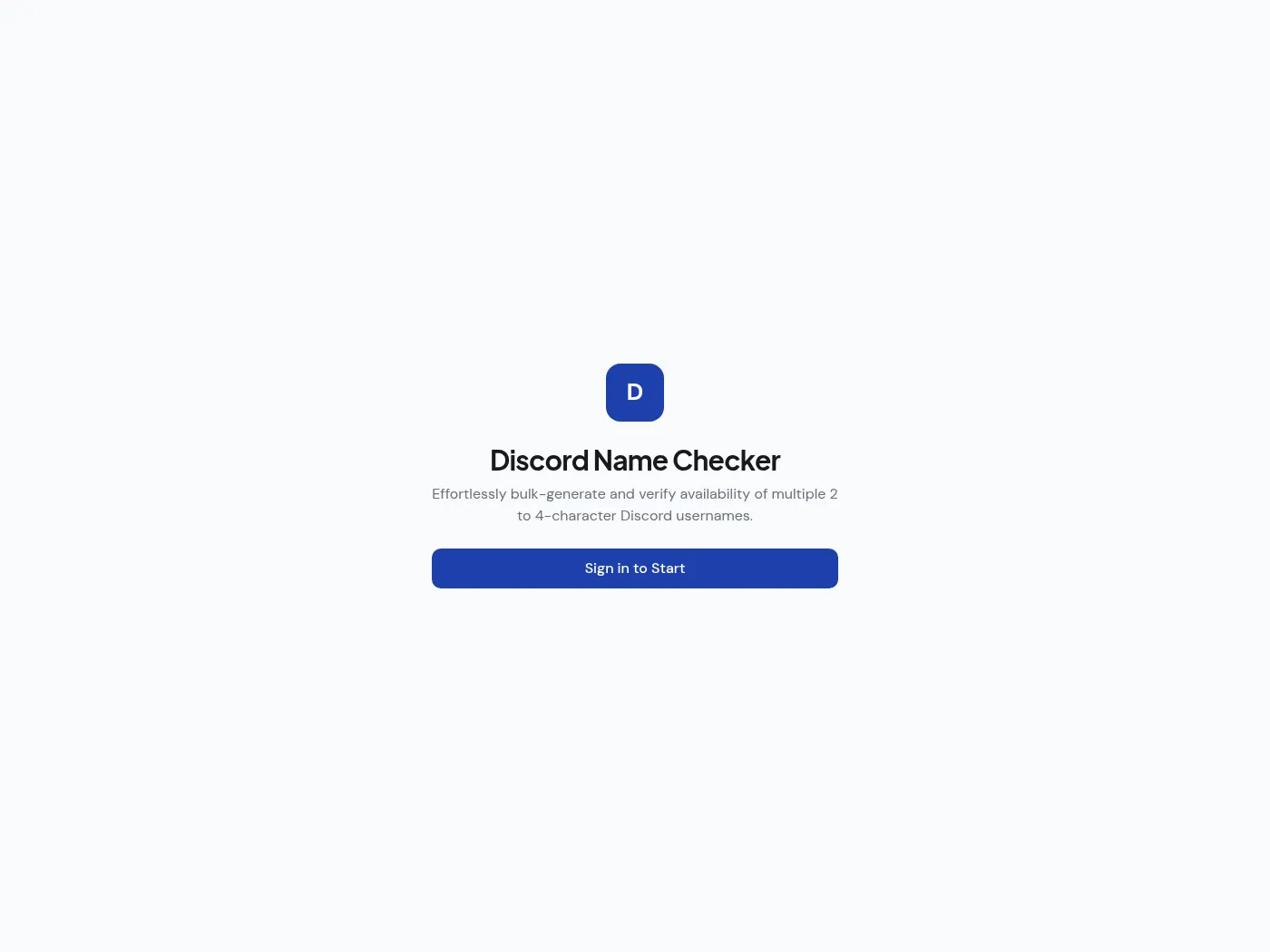 Discord Name Checker