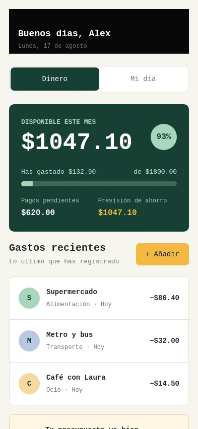 Money & Habit Tracker