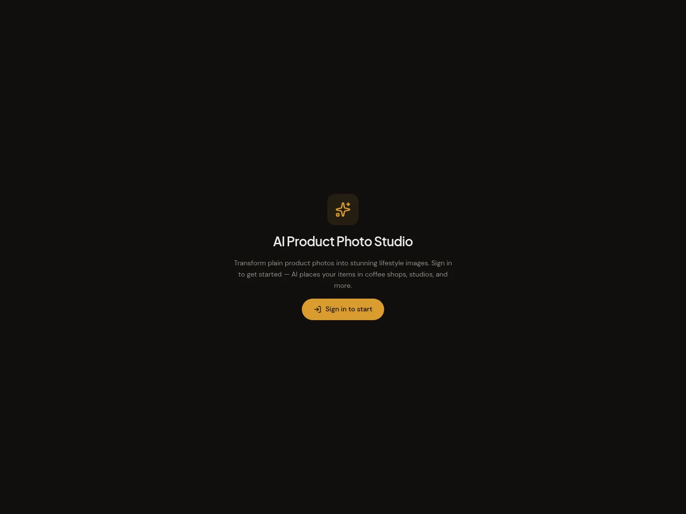 AI Product Photo Studio