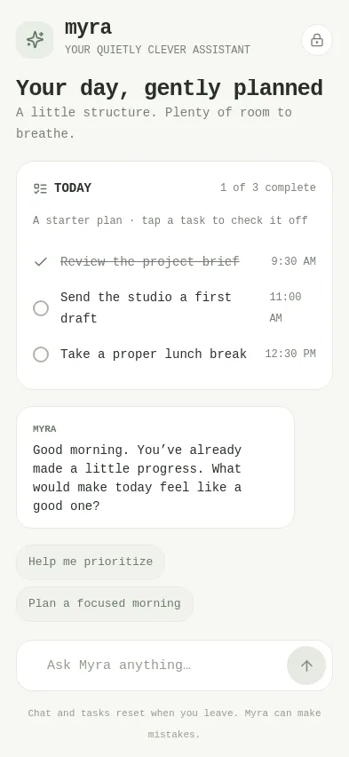 Myra AI Assistant