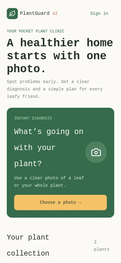 PlantGuard AI