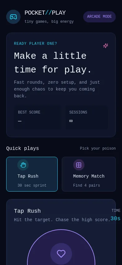 Pocket Game Hub