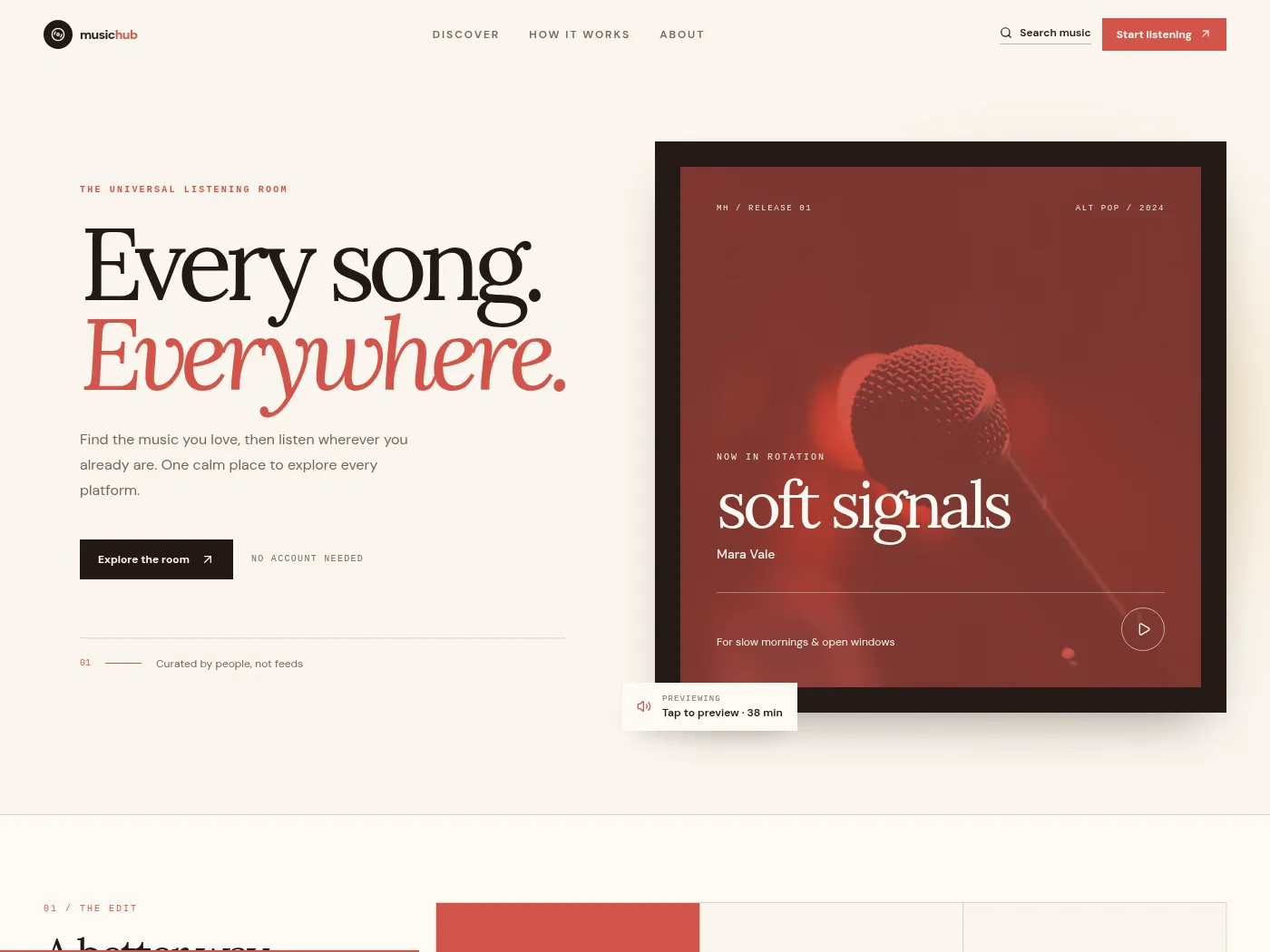 MusicHub Web Portal