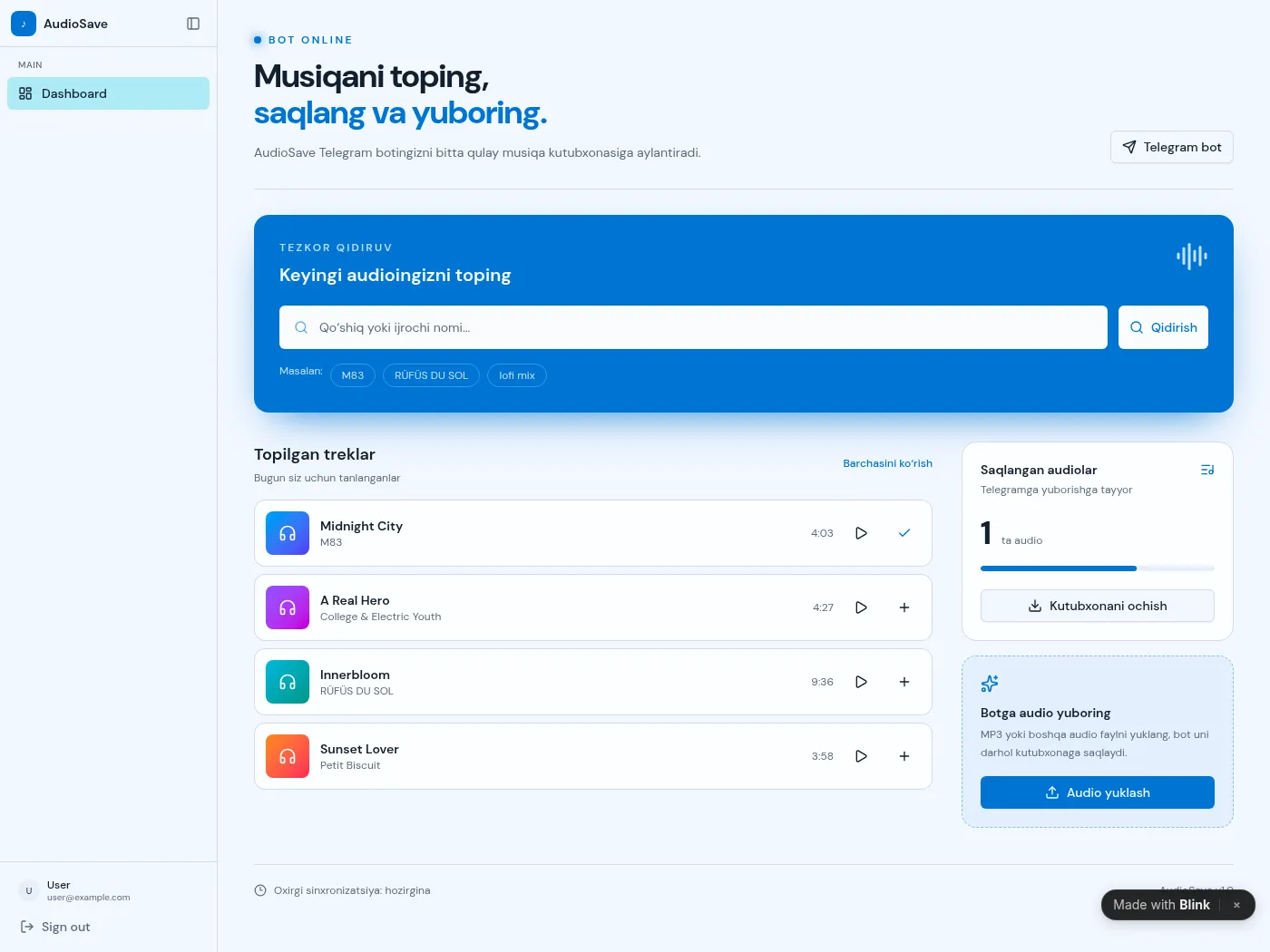 Telegram Music Bot