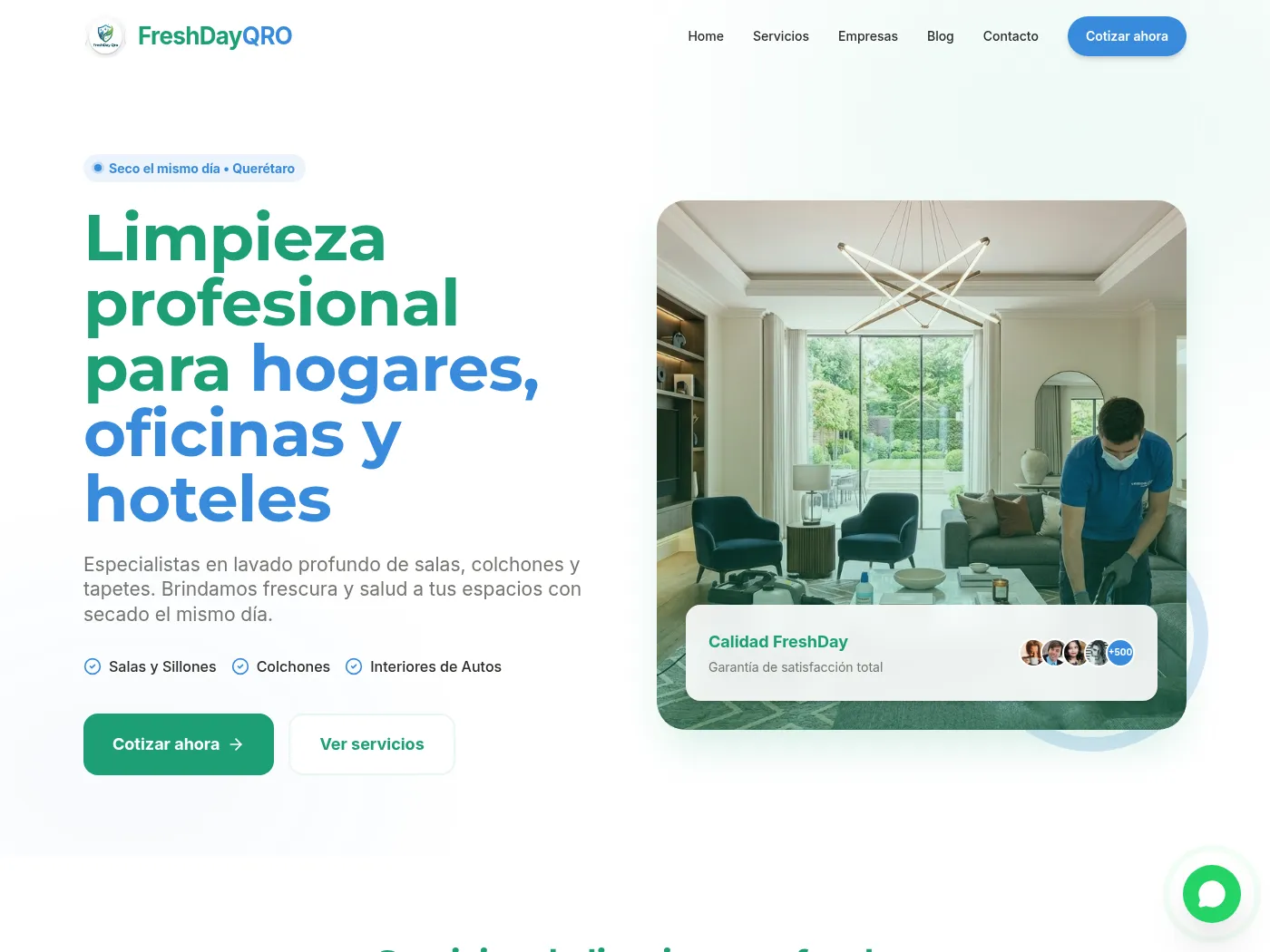 CleanicQRO Web Clone